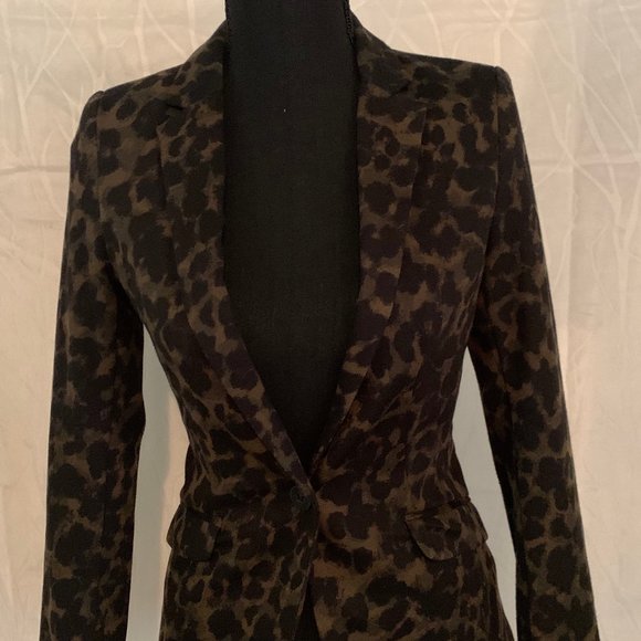 H&M | Jackets & Coats | Cheetah Blazer | Poshmark